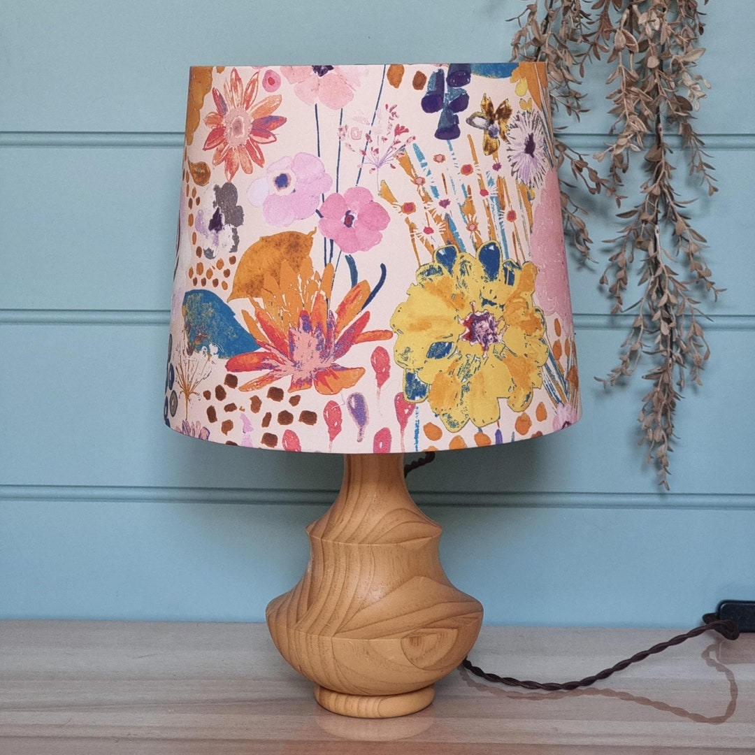 Gorgeous Blossoming Blooms Lampshade - Custom Made Choose Your Size and ...