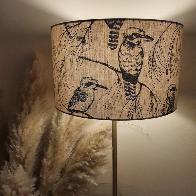Australian Native Kookaburra Lampshade Hand Screen Printed - Etsy Australia