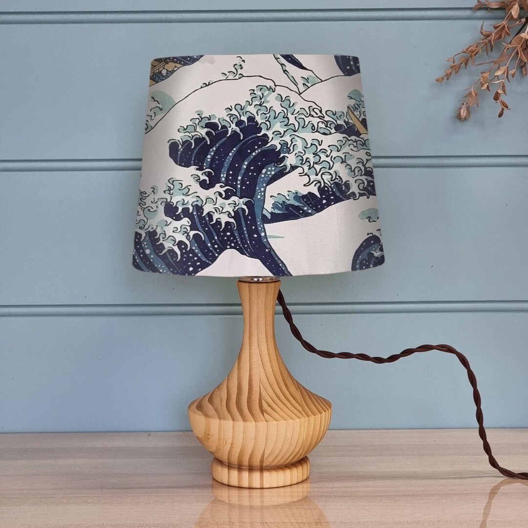 The Great Wave Inspired Lampshade | Light Shade | Lampshades for Table ...