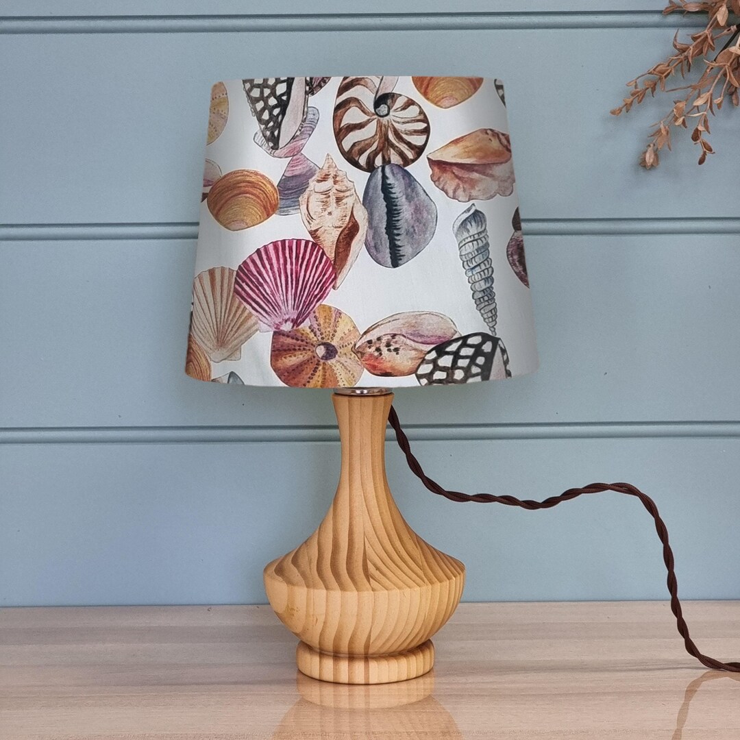 She Sells Sea Shells by the Sea Shore Lampshade | Beachy Light Shade ...