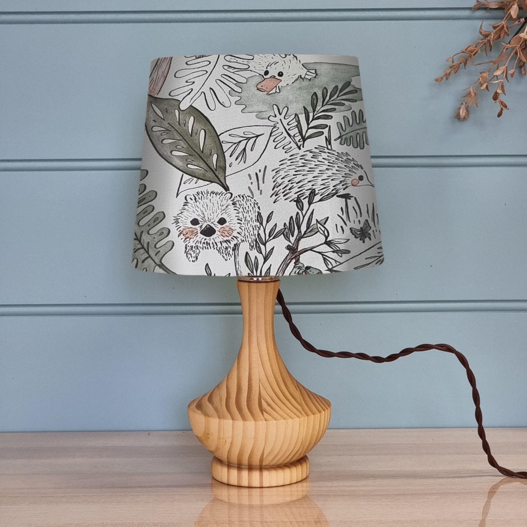 Australian Native Animal Kids Children Wombat Echidna Lampshade | Light ...