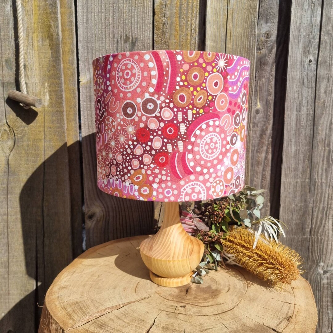 Holly Sanders Women on Country Lampshade. Indigenous Aboriginal ...