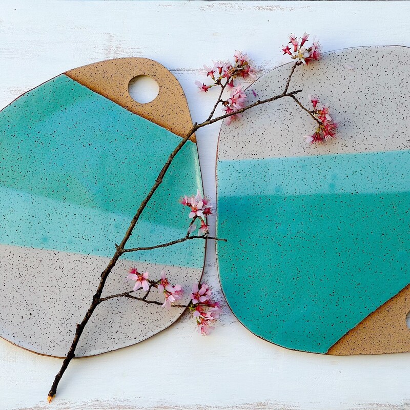 Ceramic Cheese Board - Etsy