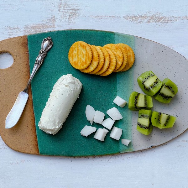 Ceramic Cheese Board - Etsy