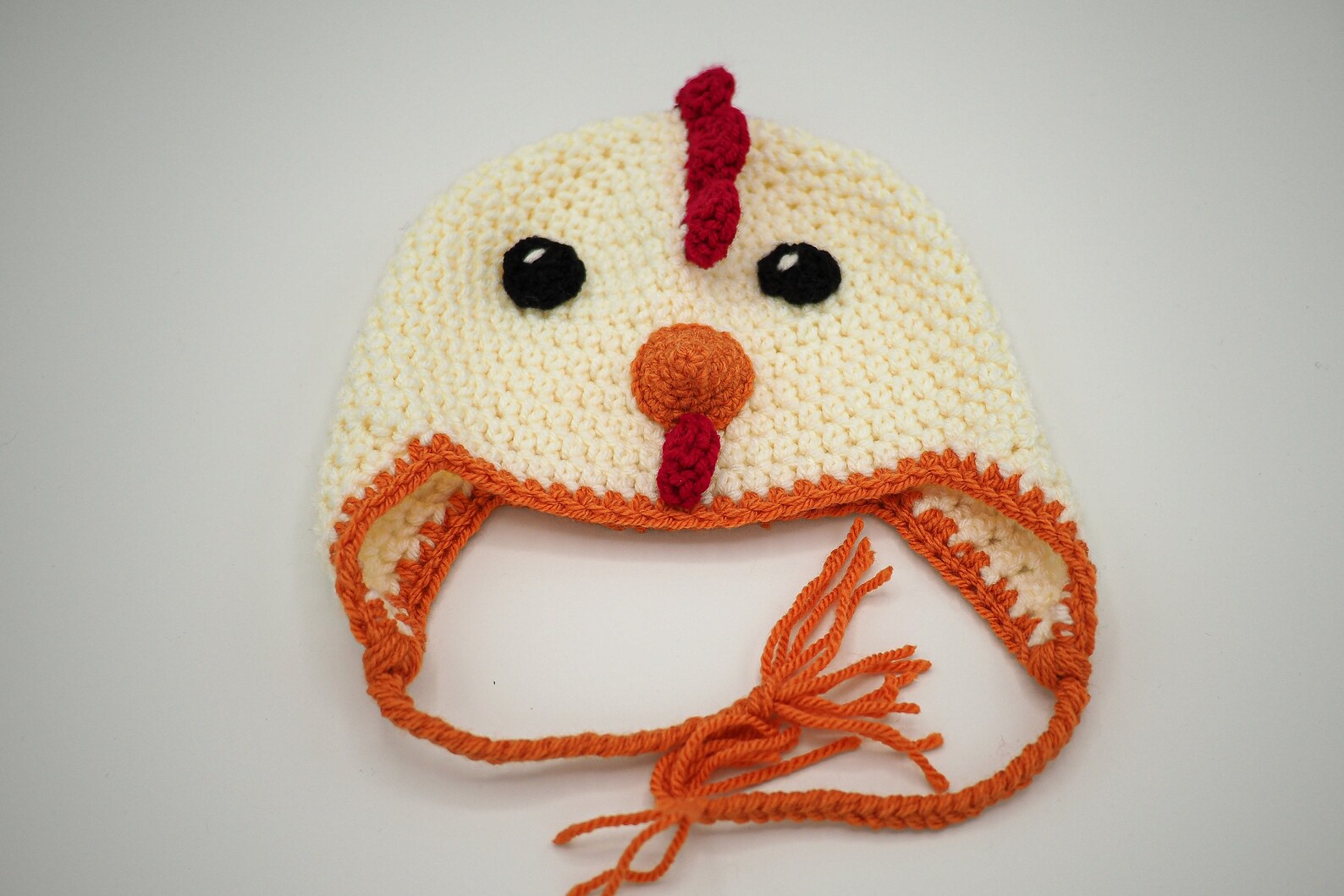 Crochet PATTERN for the Chicken Hat - Crochet Hat Pattern for Baby ...