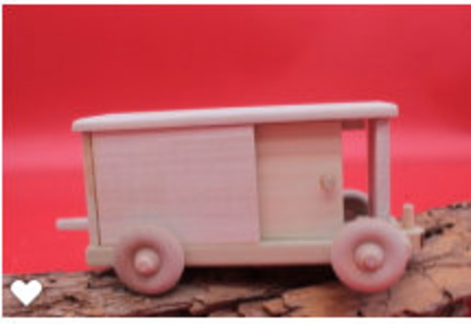 Wooden Train Set With Five Cars. - Etsy