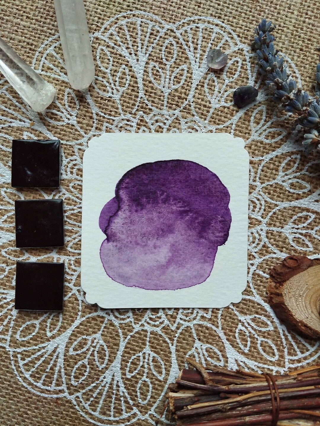 Lilac Handmade Watercolors - Etsy
