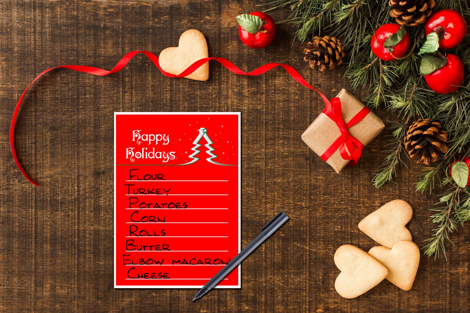 Printable happy Holidays Stationery Holiday Note Paper With Minimal ...