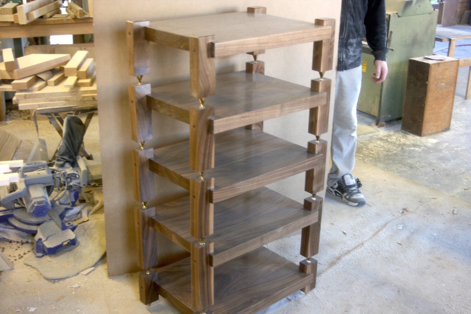 Diy Stacked Audio Rack