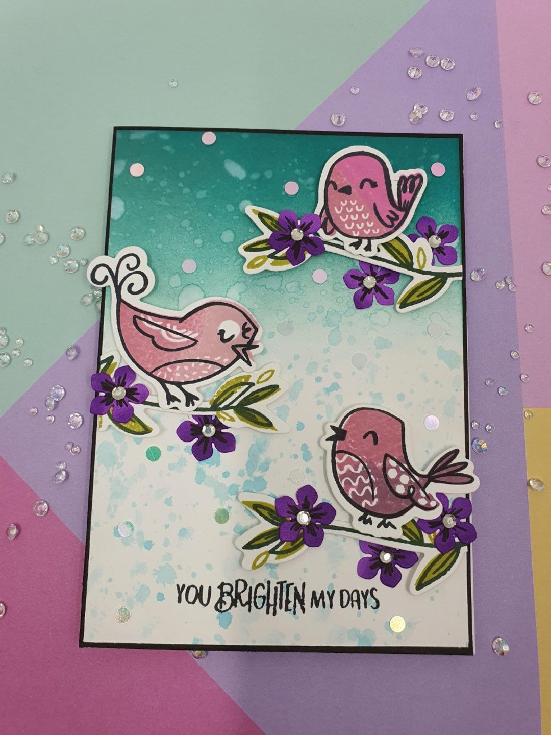 Blank Bird Card - Etsy UK
