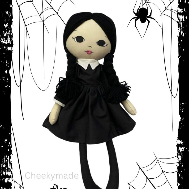 Wednesday Addams Doll - Etsy