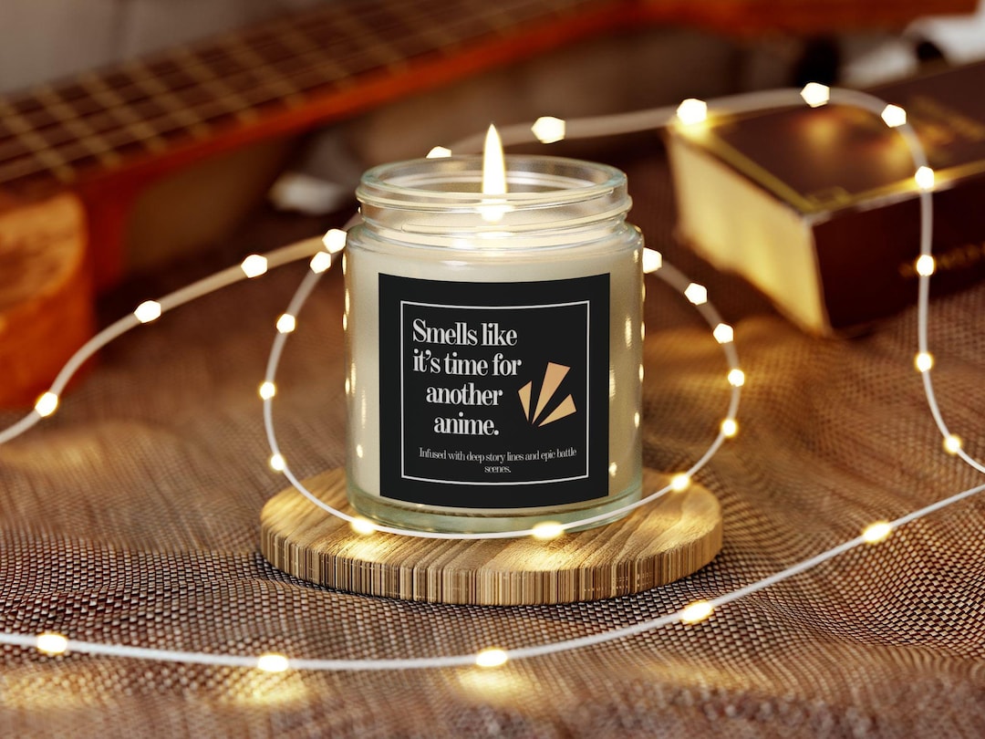 Anime Candle Anime Gift for Anime Lover Gift for Manga Lover Gift ...