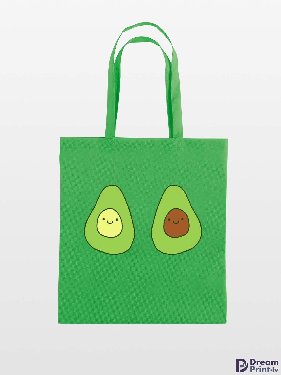 Avocado Canvas Tote Bag Zero Waste Vegan Bag Eco Friendly - Etsy