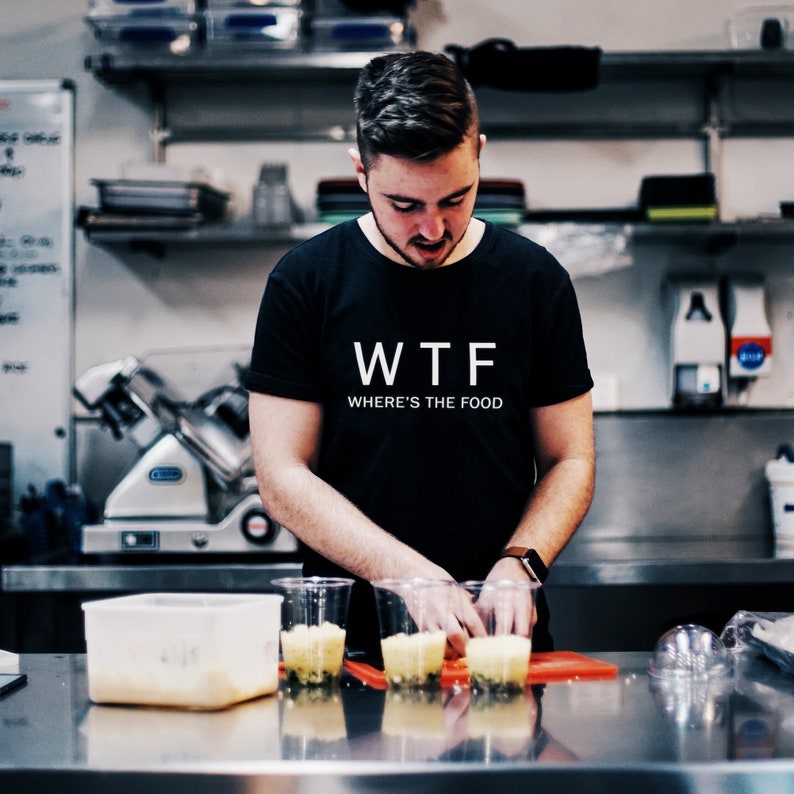 Mens Tshirt Gift for Men Foodie Gift Tumblr Clothing Wtf - Etsy