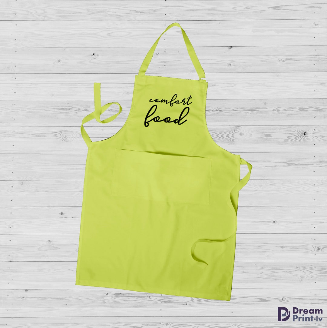 Aprons for Women Funny, Comfort Food Kitchen Apron, Full and Adjustable ...