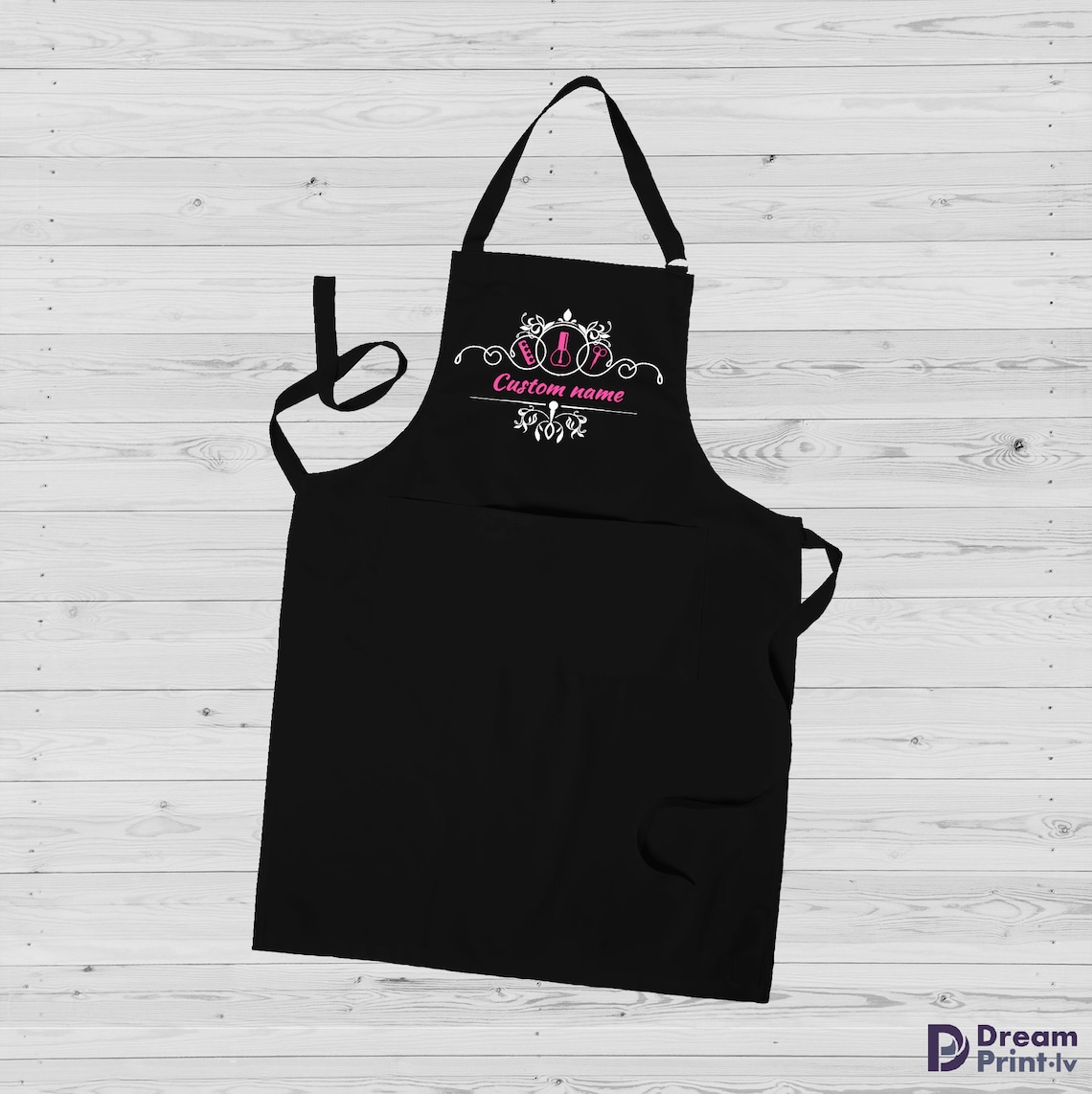 Personalized Nail Technician Apron, Manicurist Gift, Custom Beauty ...