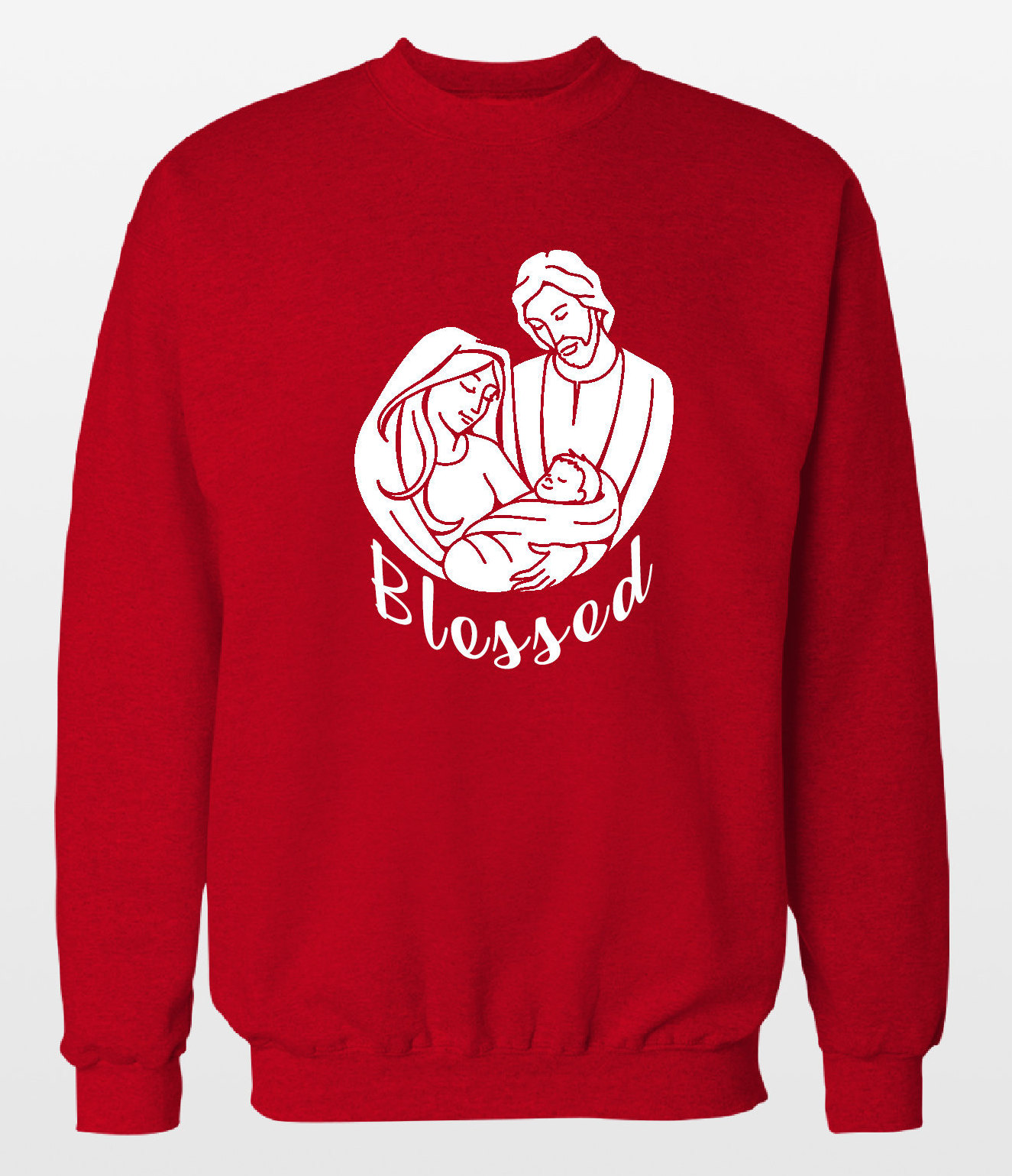 Blessed Sweatshirt / Christian Sweater / Christmas Faith Jumper ...