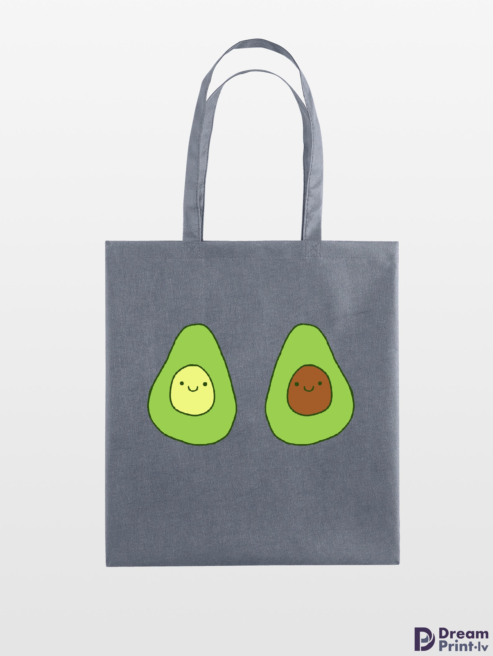 Avocado Canvas Tote Bag, Zero Waste Vegan Bag, Eco Friendly Shopping ...