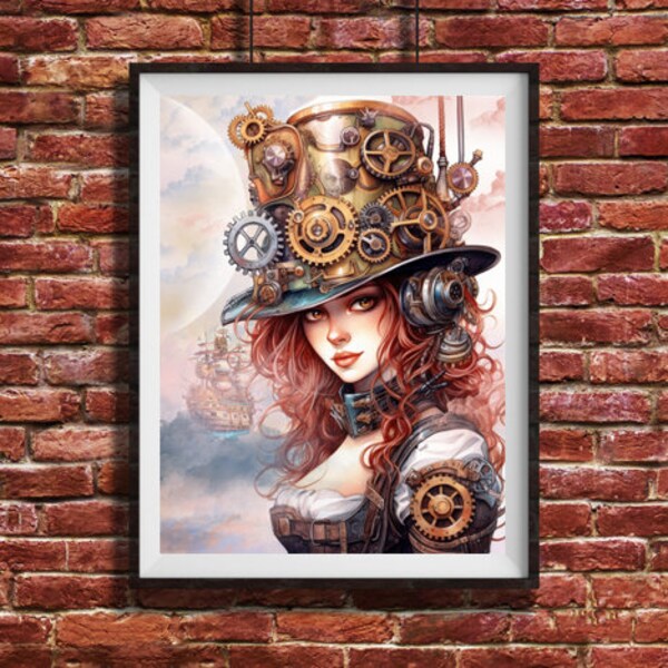 Steampunk Poster - Etsy
