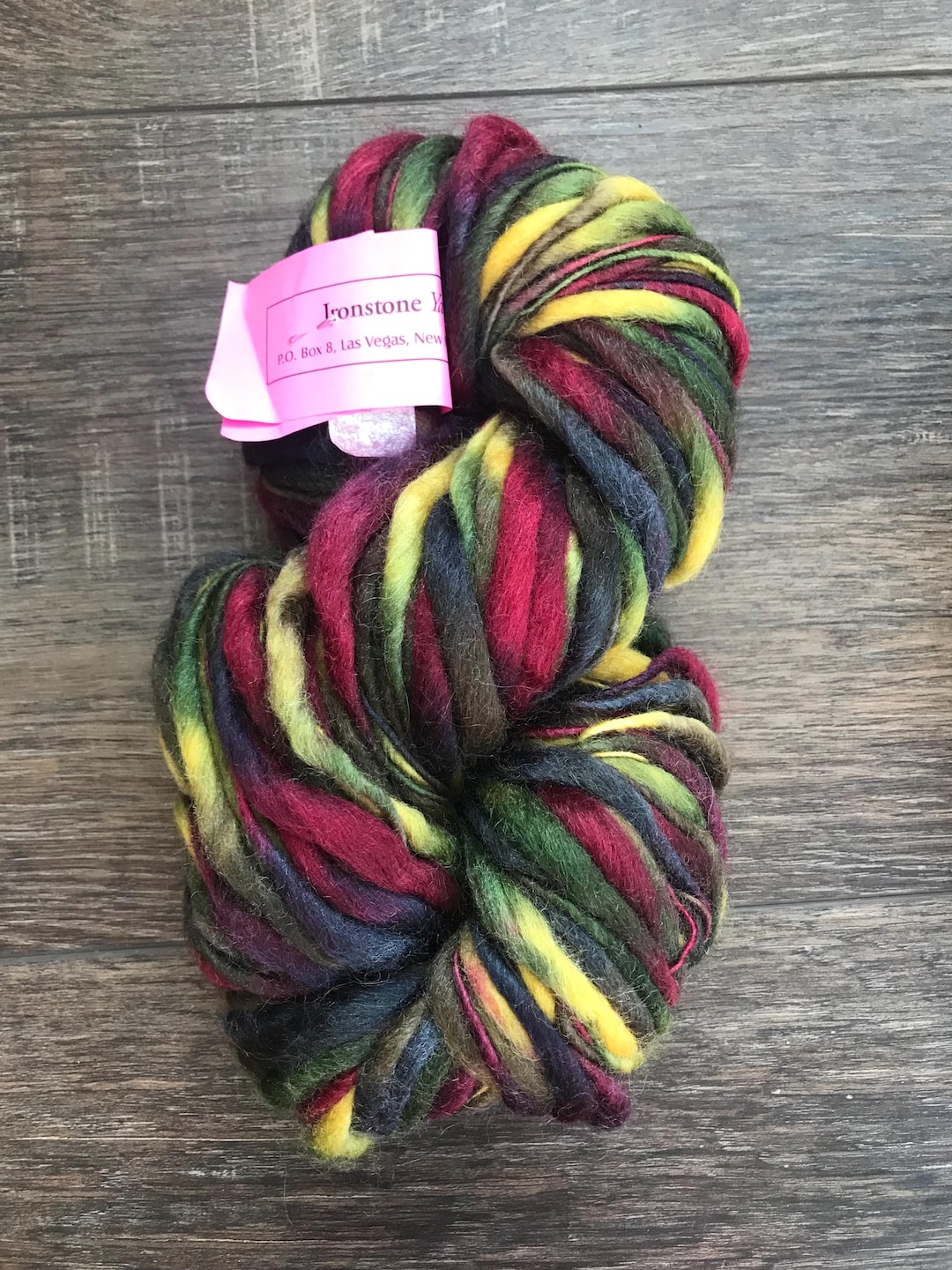 Ironstone Yarns (las Vegas, New Mexico) “fun” Wool/silk Blend 80 Yards ...