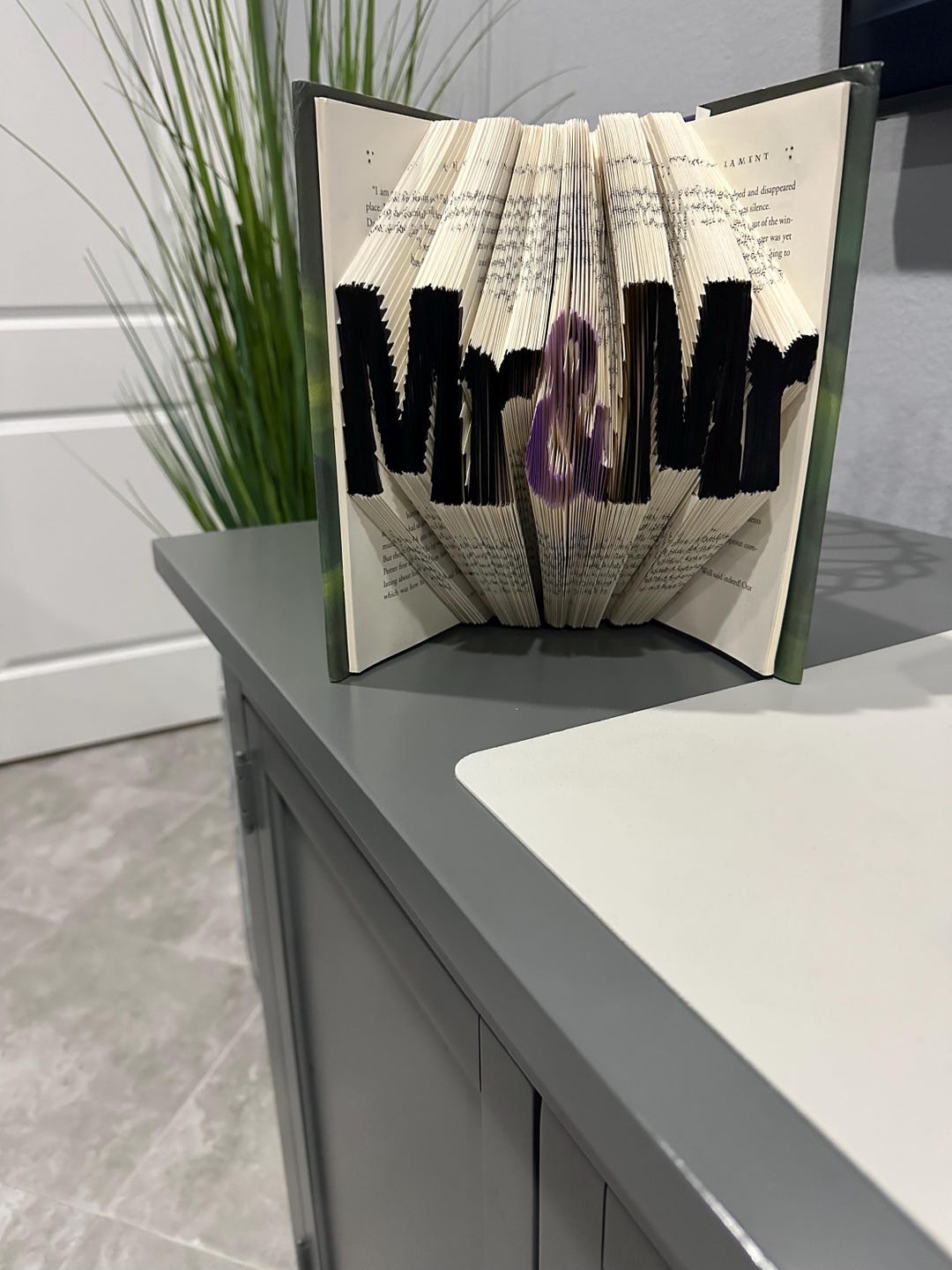 Mr & Mr Book Art - Etsy