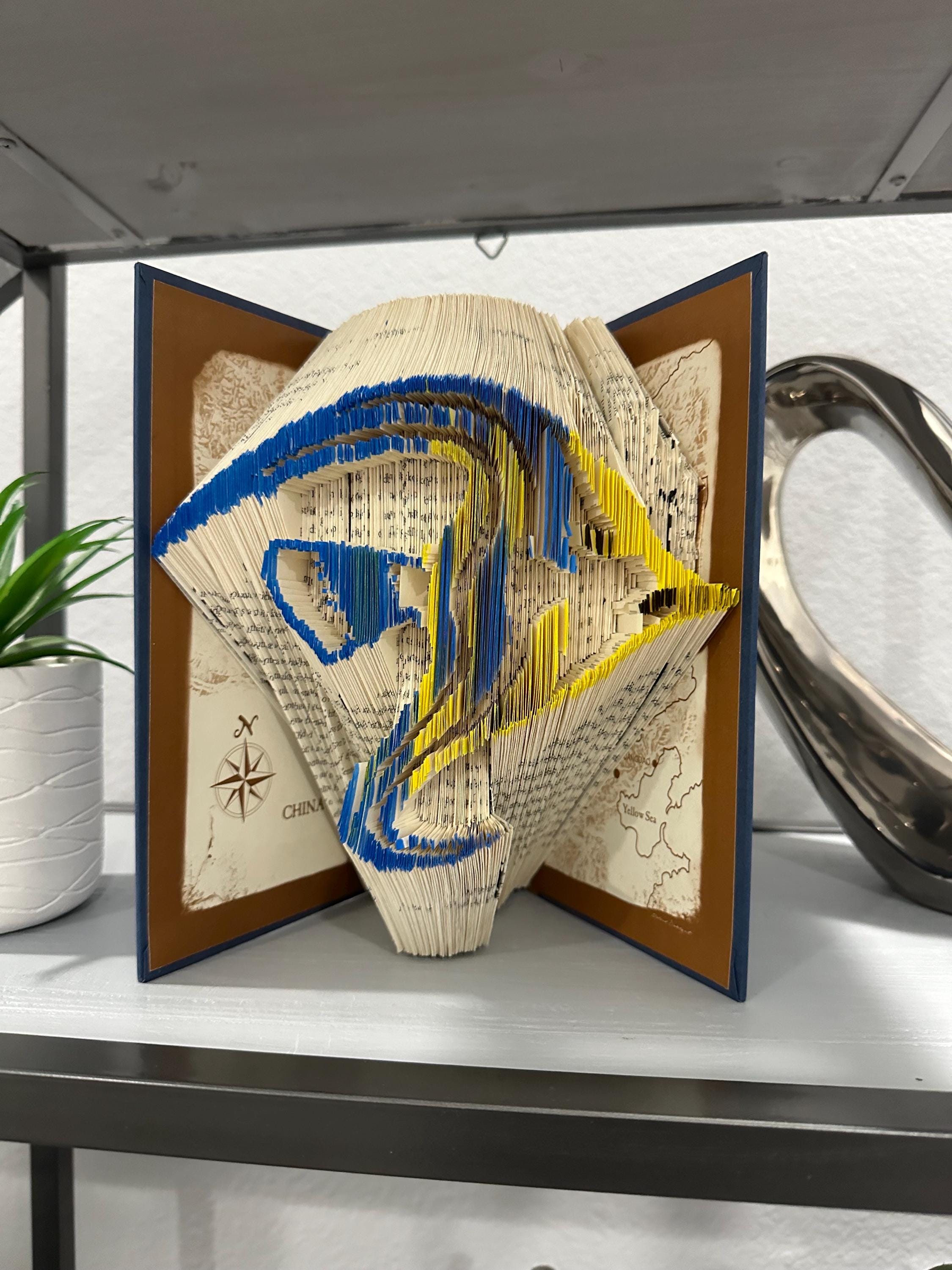 Angel Fish Book Art - Etsy