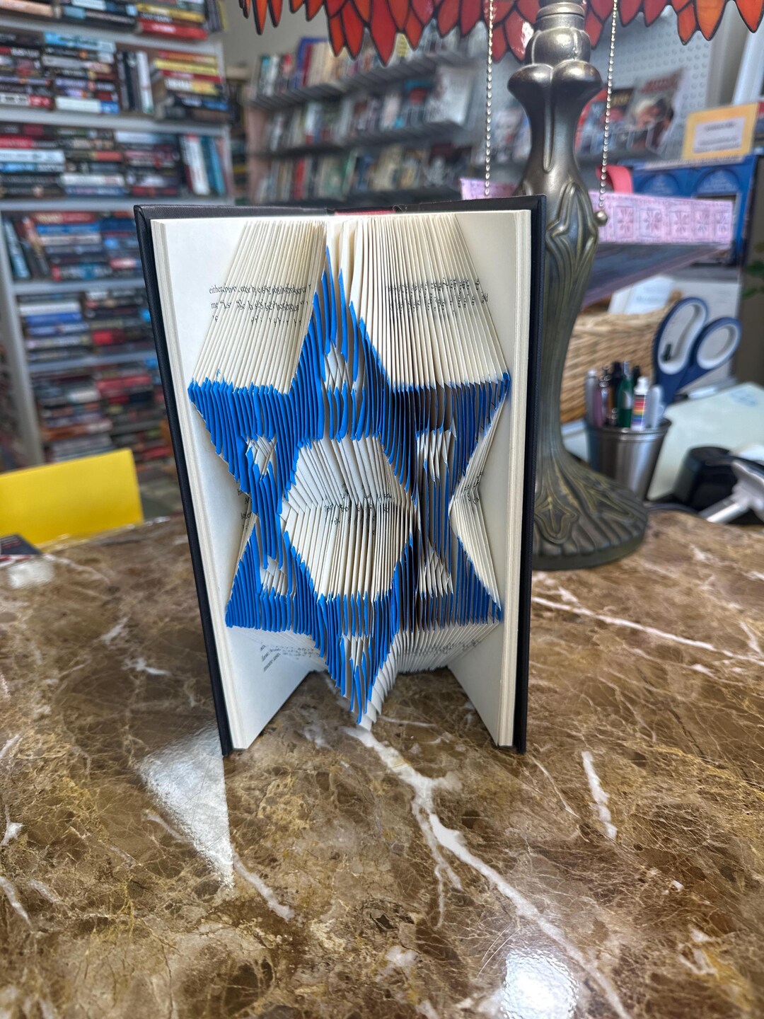 Star of David Book Art - Etsy