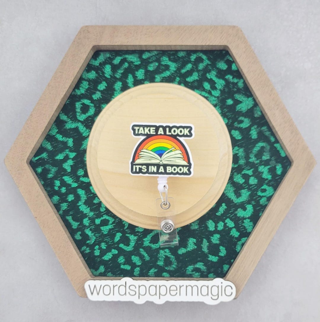 Take a Look Its in a Book Reading Specialist Badge Reel for Teachers ...
