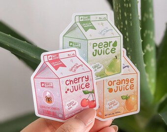 Fruit Juice Stickers - Etsy