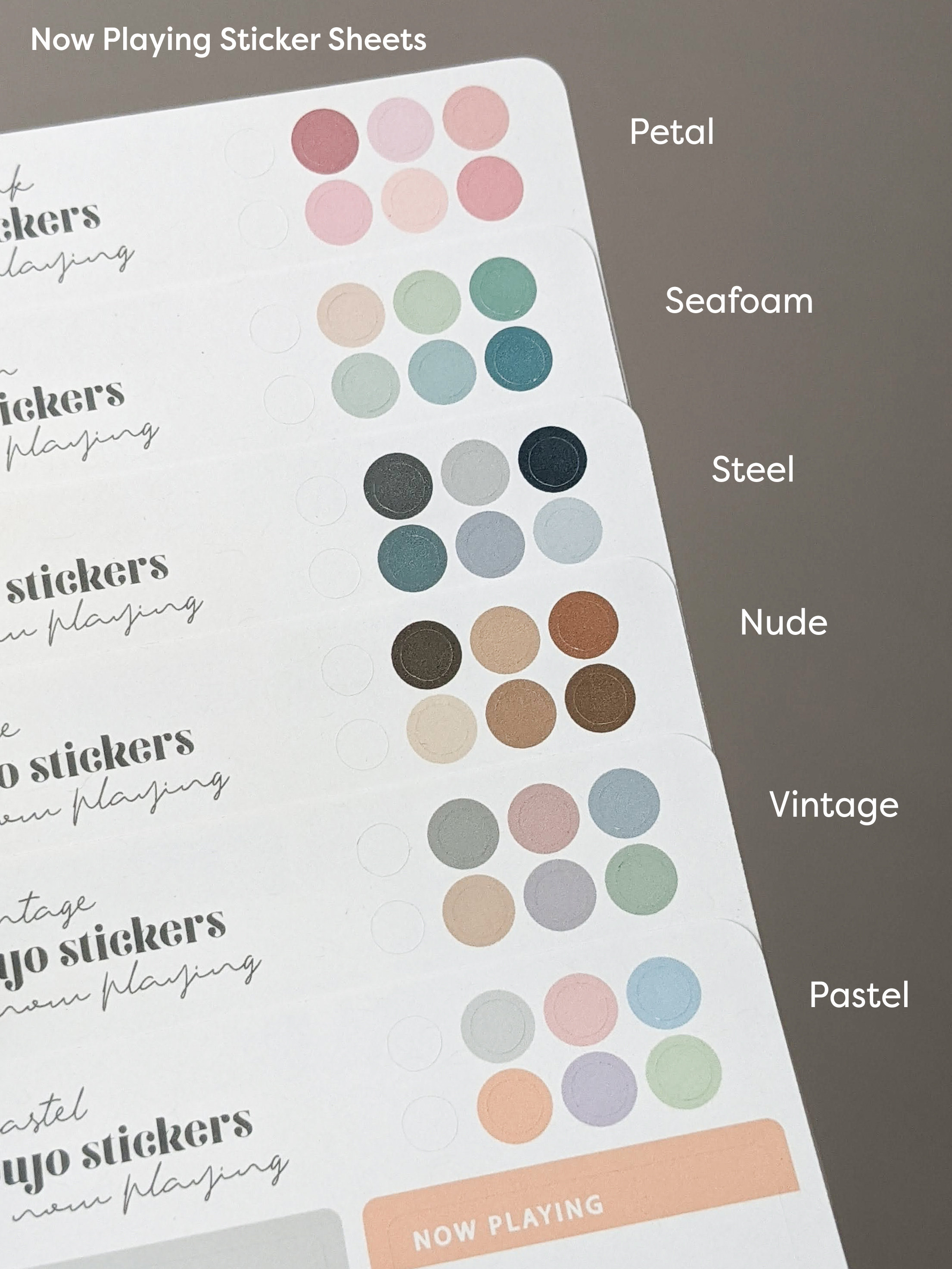 Now Playing Music Player Sticker Sheet Set - Etsy