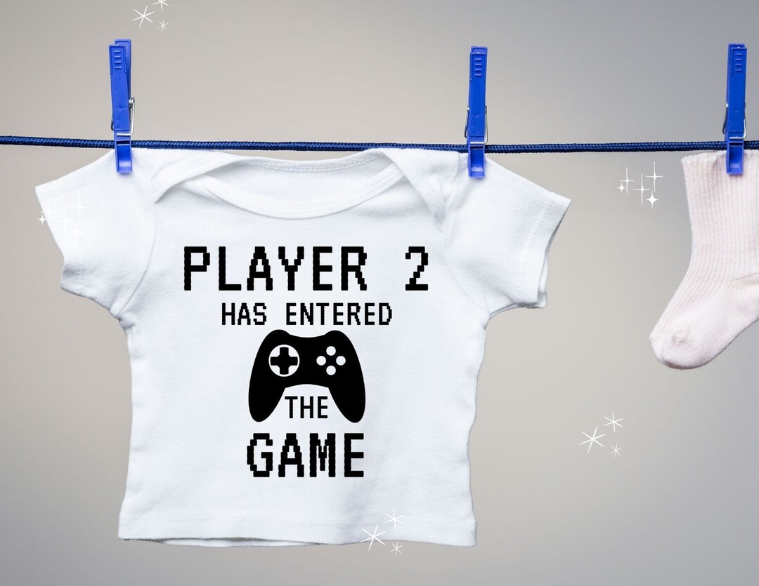 Player 2 Has Entered the Game SVG, PNG, JMG New Baby Shirt - Etsy