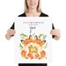 Fox Family Nursery Print | Poster | Print | Woodland Creature | Animal ...