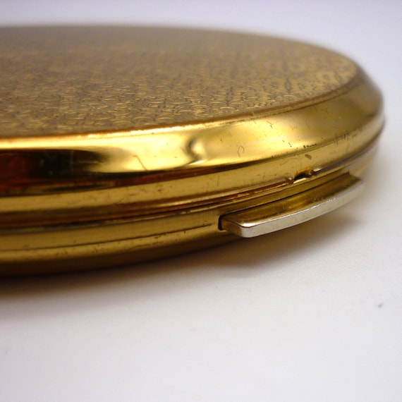 Vintage Stratton Powder Compact, Gold Pocket Mirror - Gem
