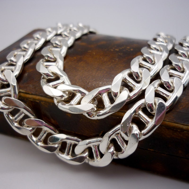 Heavy Silver Chain - Etsy