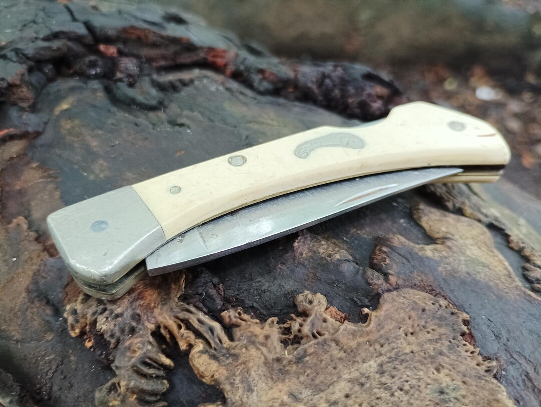 Vintage Frontier Steel Folding Knife: USA Pocketknife Tool - Etsy