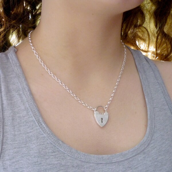 Locking Necklace - Etsy UK