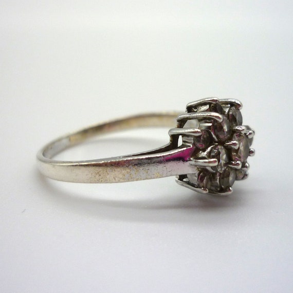 CZ Cluster Ring GroBe 6.75 Etsy
