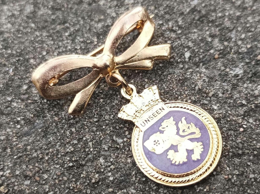Vintage HMS Unseen (S41) Commemorative Pin, Scarce Military Badge, HMCS ...