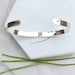 QR Code Cuff Bracelet, Engraved Jewelry, Secret Message Jewellery ...