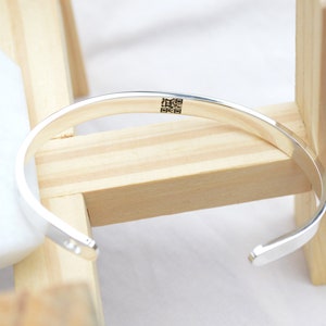 QR Code Cuff Bracelet, Engraved Jewelry, Secret Message Jewellery ...