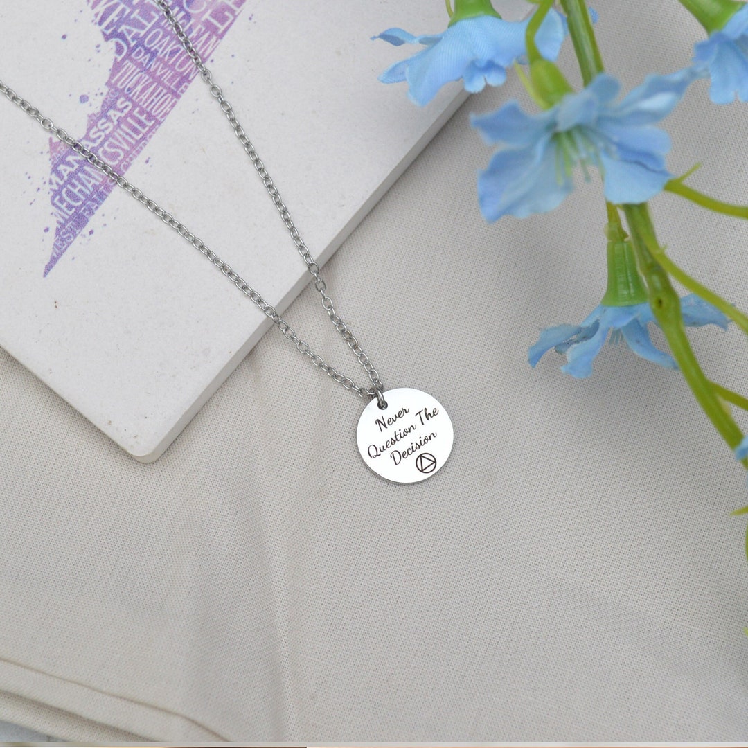 Sobriety Necklace Addiction Recovery Jewelry, Sobriety Gift, Sobriety ...