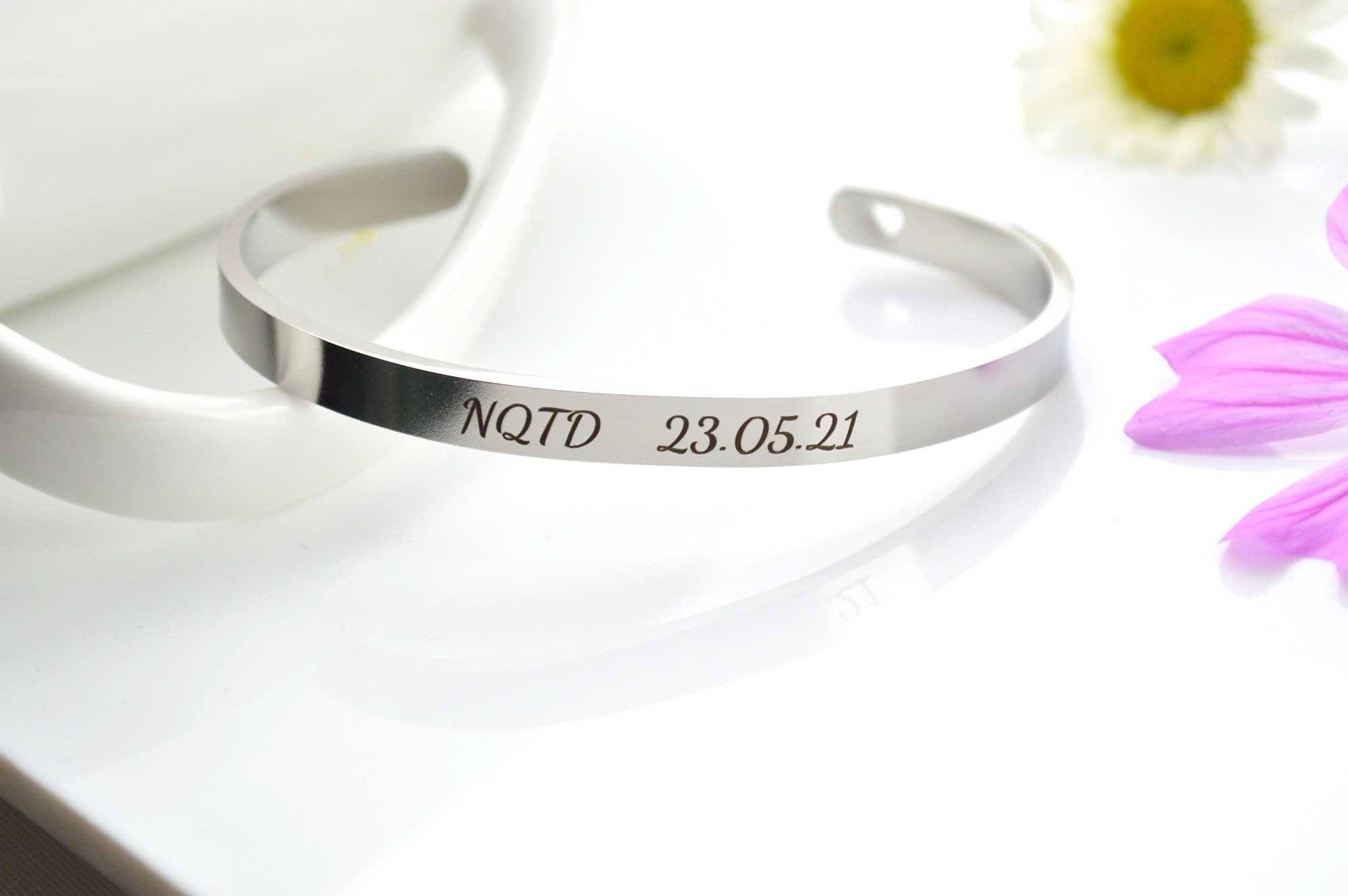 Sobriety NQTD Cuff Bracelet Addiction Recovery Gifts | Etsy
