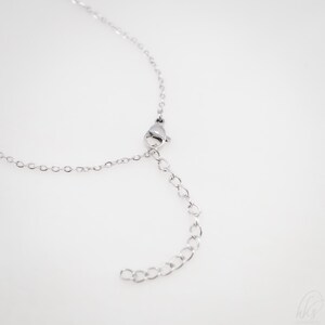 Custom QR Code Necklace - Personalized Silver Pendant - Handcrafted ...