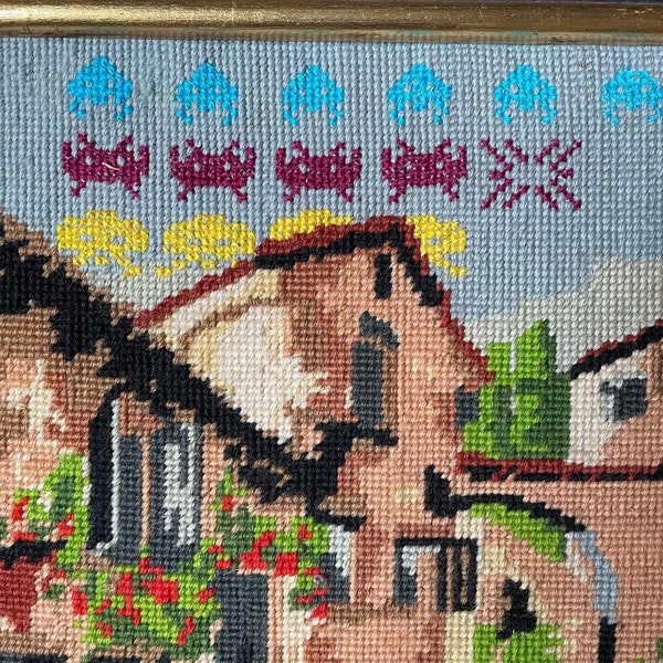 Vintage Italian Needlepoint Art - Etsy