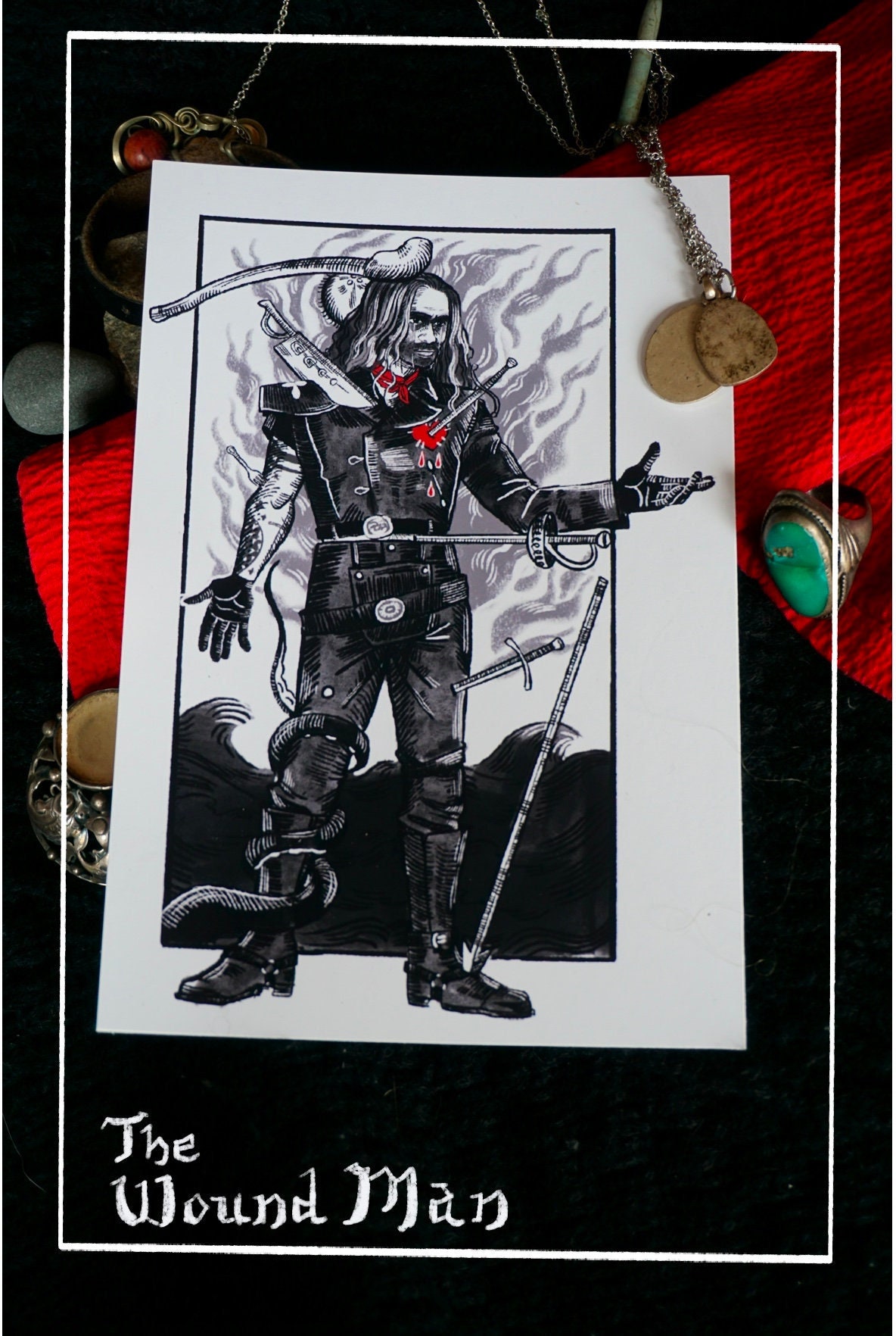 The Wound Man: Blackbeard Our Flag Means Death Art Print - Etsy