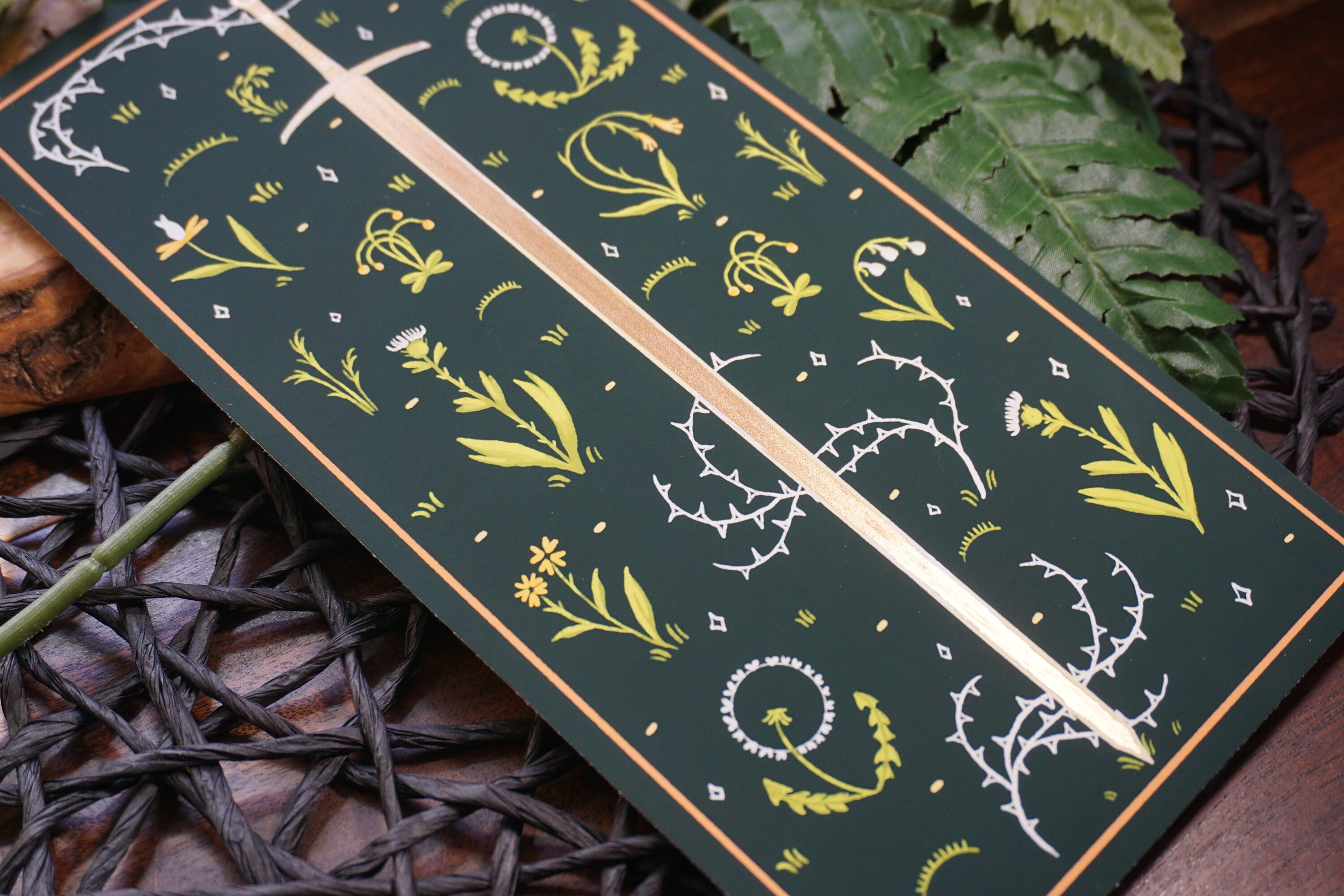 Golden Sword: Hand Embellished Art Print - Etsy