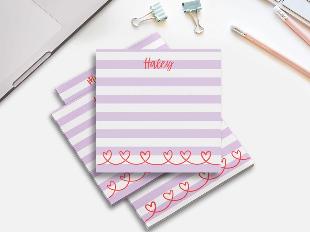 Personalized Valentine Post-it® Notes Custom Daughter Valentines Day ...