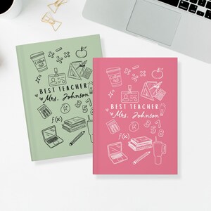 Math Teacher Gift Personalized Teacher Journal Classroom New Educator ...
