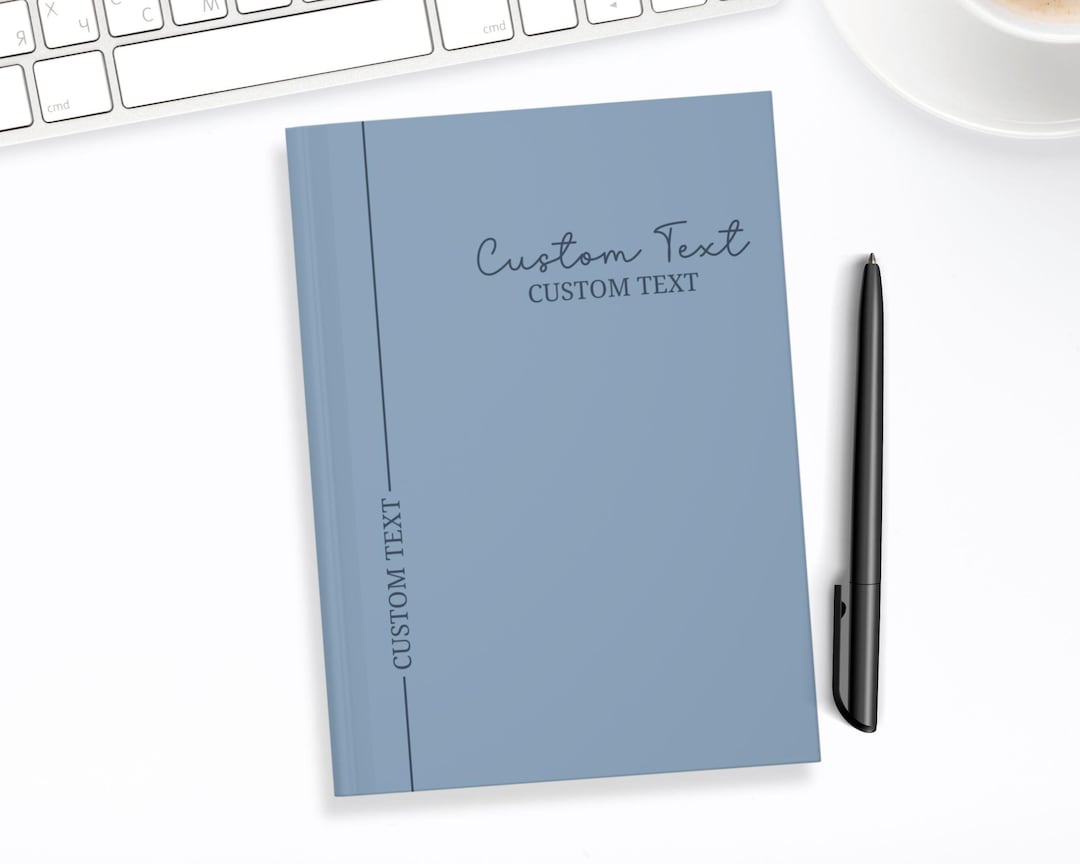 Personalized Notebook Custom Text Hardcover Journal Book With Own Text ...