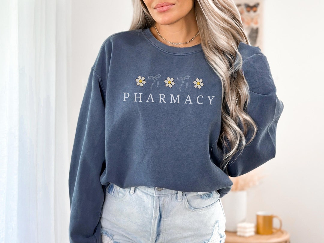 Pharmacy Technician Sweatshirt Comfort Colors Pharmacy Tech Sweater ...